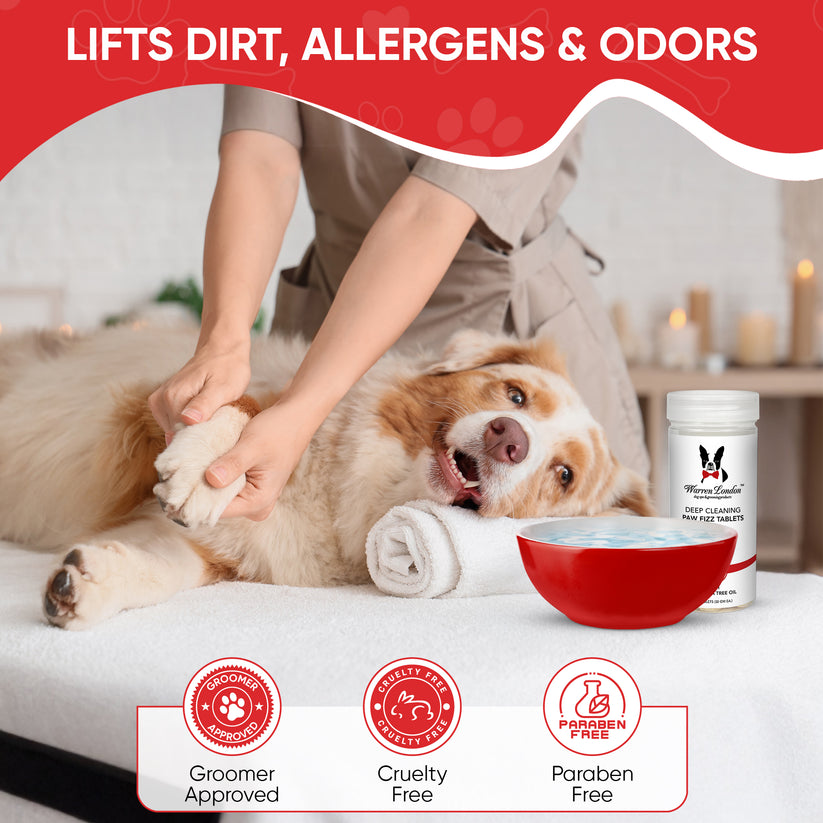 Deep Cleaning Paw Fizz Tablets - Help Stop Paw Licking - Paw Soak ...