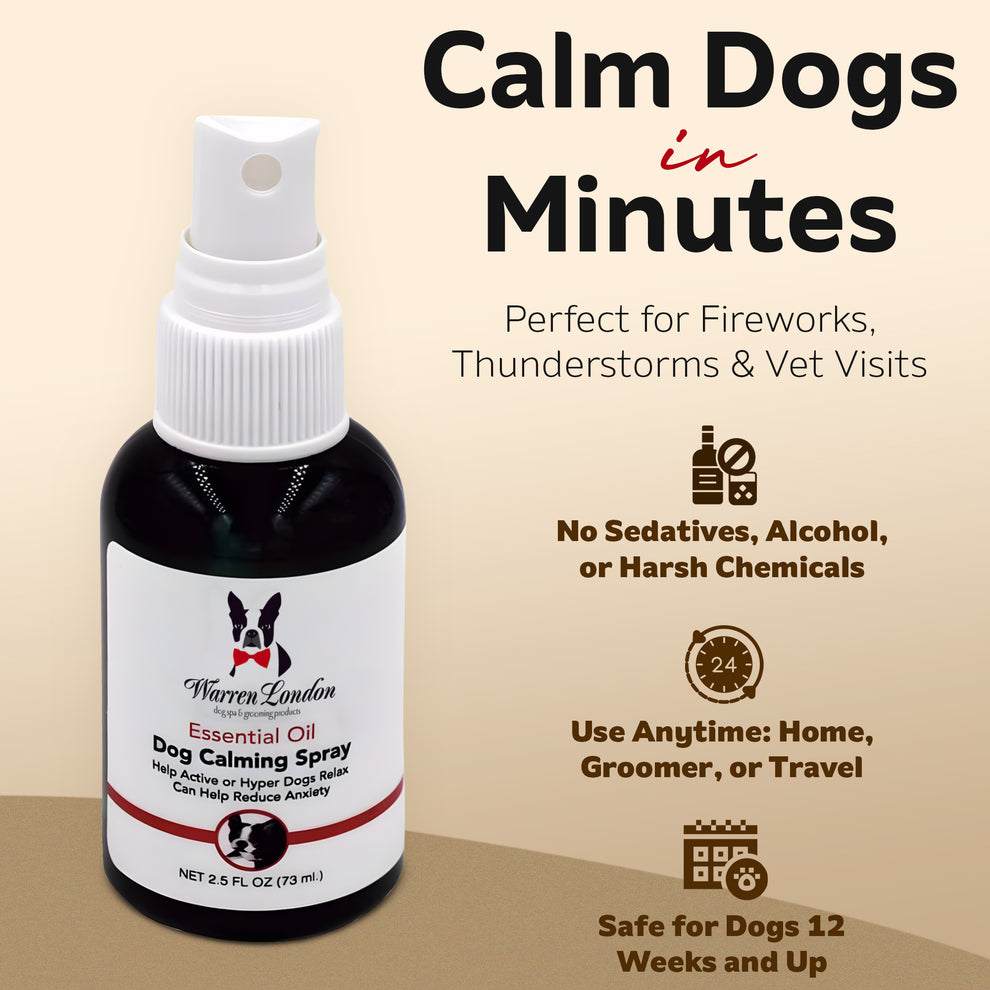 Essential Oil Dog Calming Spray – Warren London