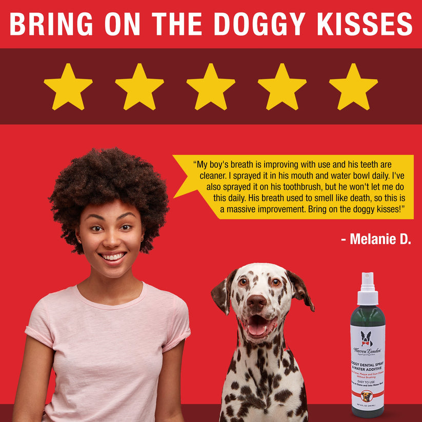 Doggy Dental Spray & Water Additive – Warren London