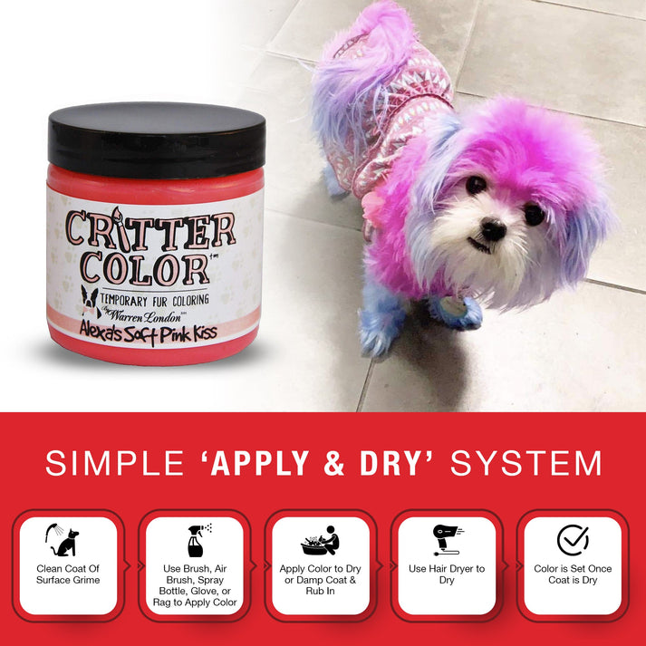 Critter Color - Temporary Pet Fur Coloring/Dog Dye – Warren London